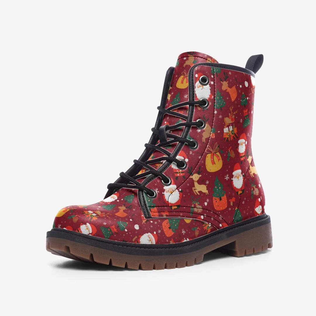 Christmas Boots Christmas Santa Claus Boots Christmas Shoes Christmas ...