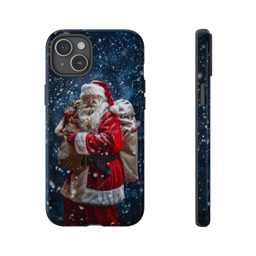 Santa Phone Case Christmas Eve Tough Phone Case iPhone Cases ALL SIZES ...