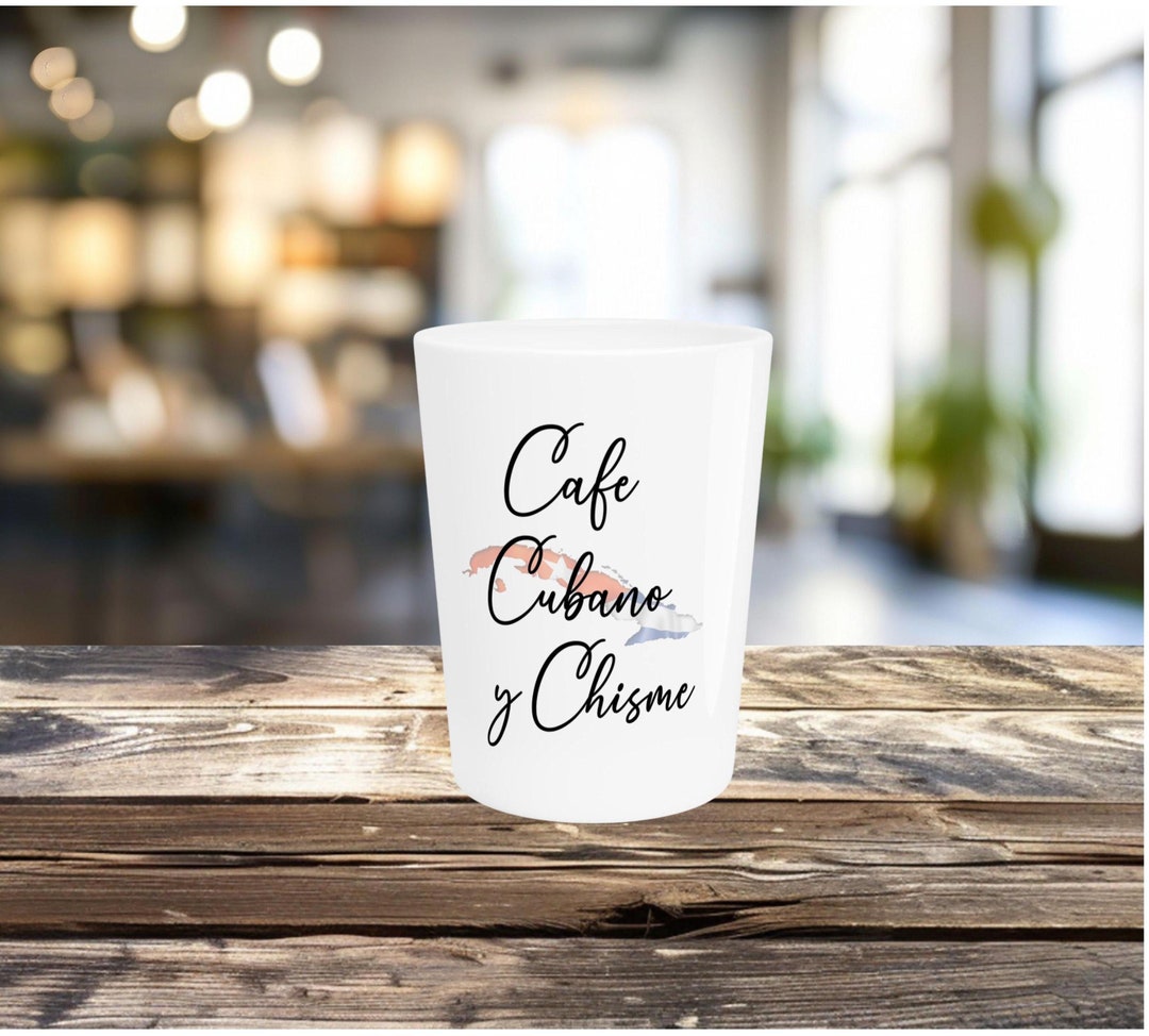 Custom Cuban Coffee Shot Cup Cortadito Cubano Cafe Cubano Cuban Gift ...