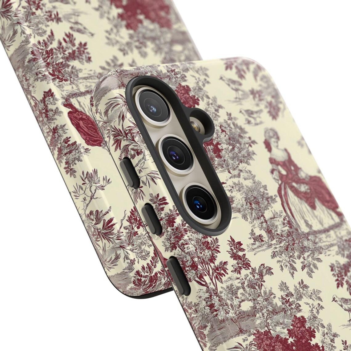Victorian-era French Floral Phone Case Toile De Jouy French Tough Phone ...