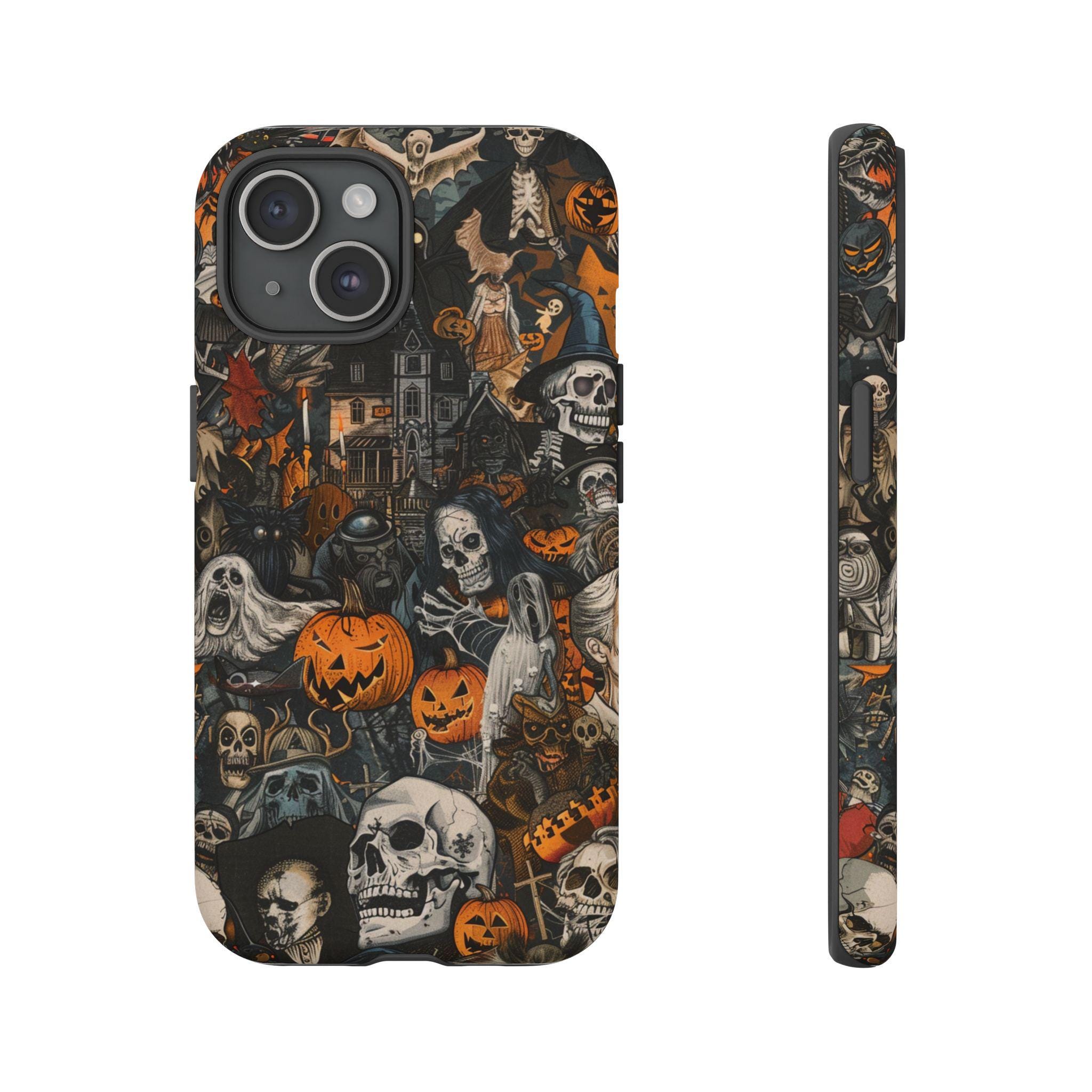 Vintage Halloween Collage Phone Case iPhone Samsung Gothic Horror Lover ...