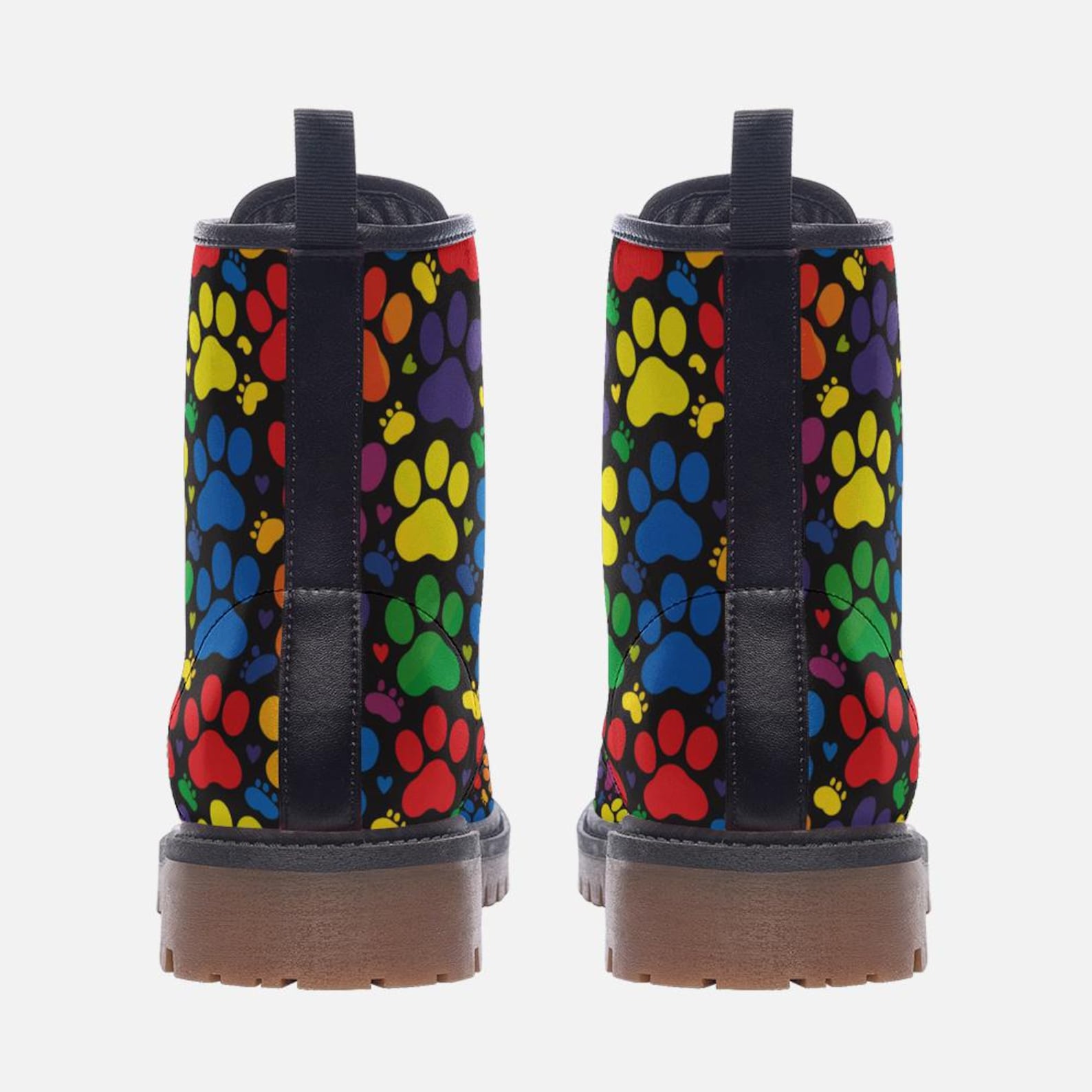 Animal Paw Print Boots Cat Paw Boots Dog Paw Boots Animal Paw Combat ...