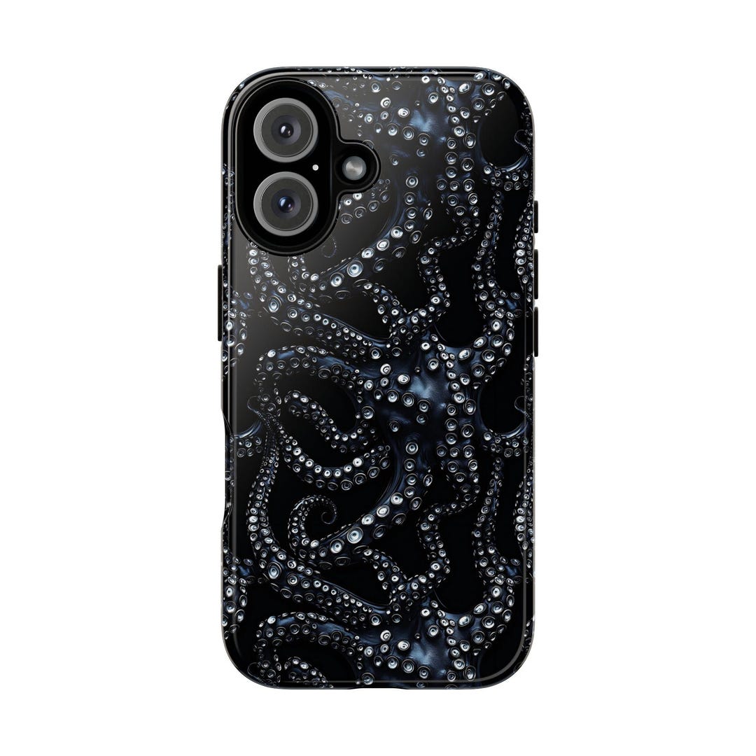Octopus Phone Case Bling Aesthetic Phone Case Black Octopus Gift ...