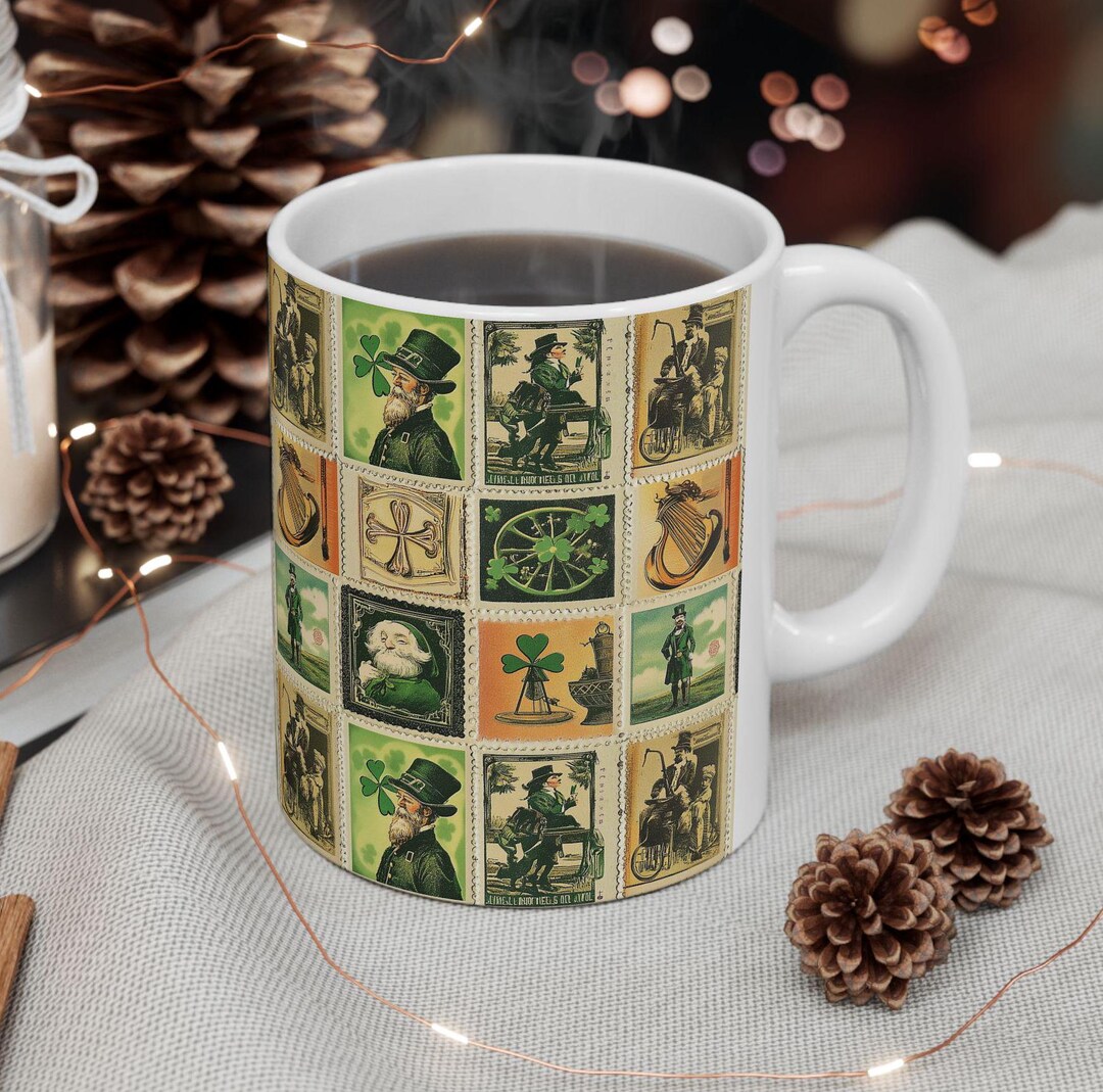Vintage St. Patricks Day Mug St Pattys Day Mug St Pattys Day Gift St ...