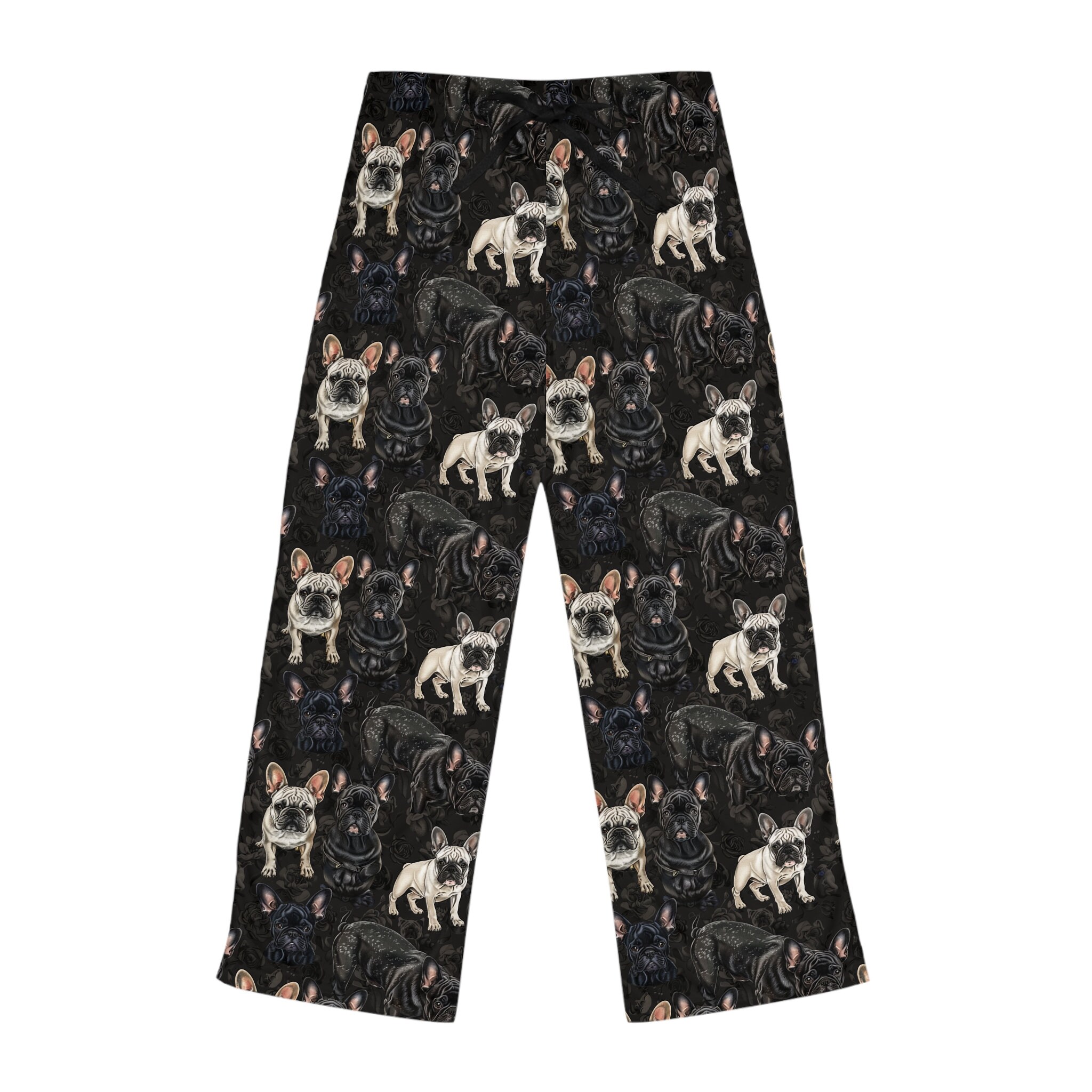Women's Pajama Pants Frenchie Dog Design French Bull Dog Lover Dog Mama ...