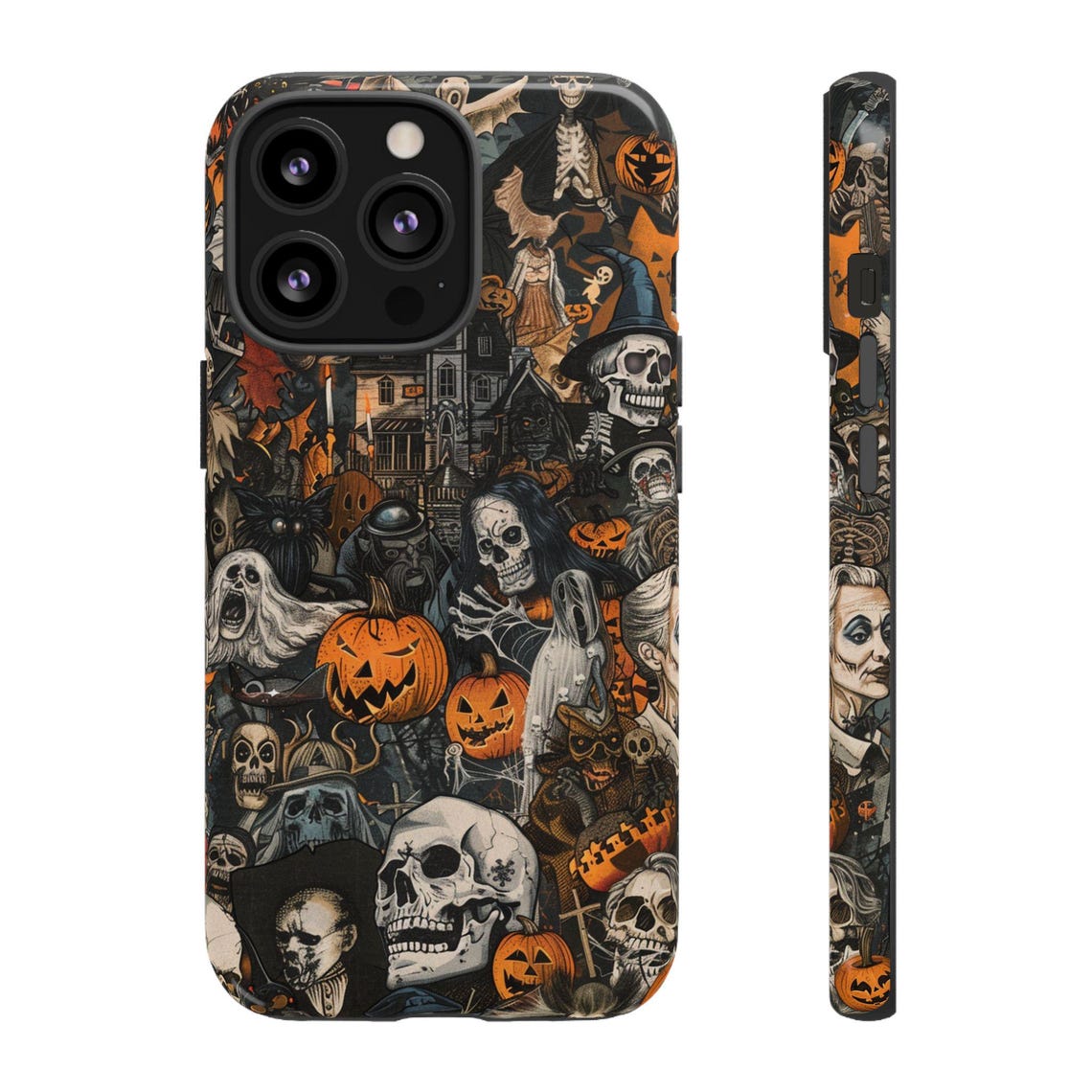 Vintage Halloween Collage Phone Case iPhone Samsung Gothic Horror Lover ...