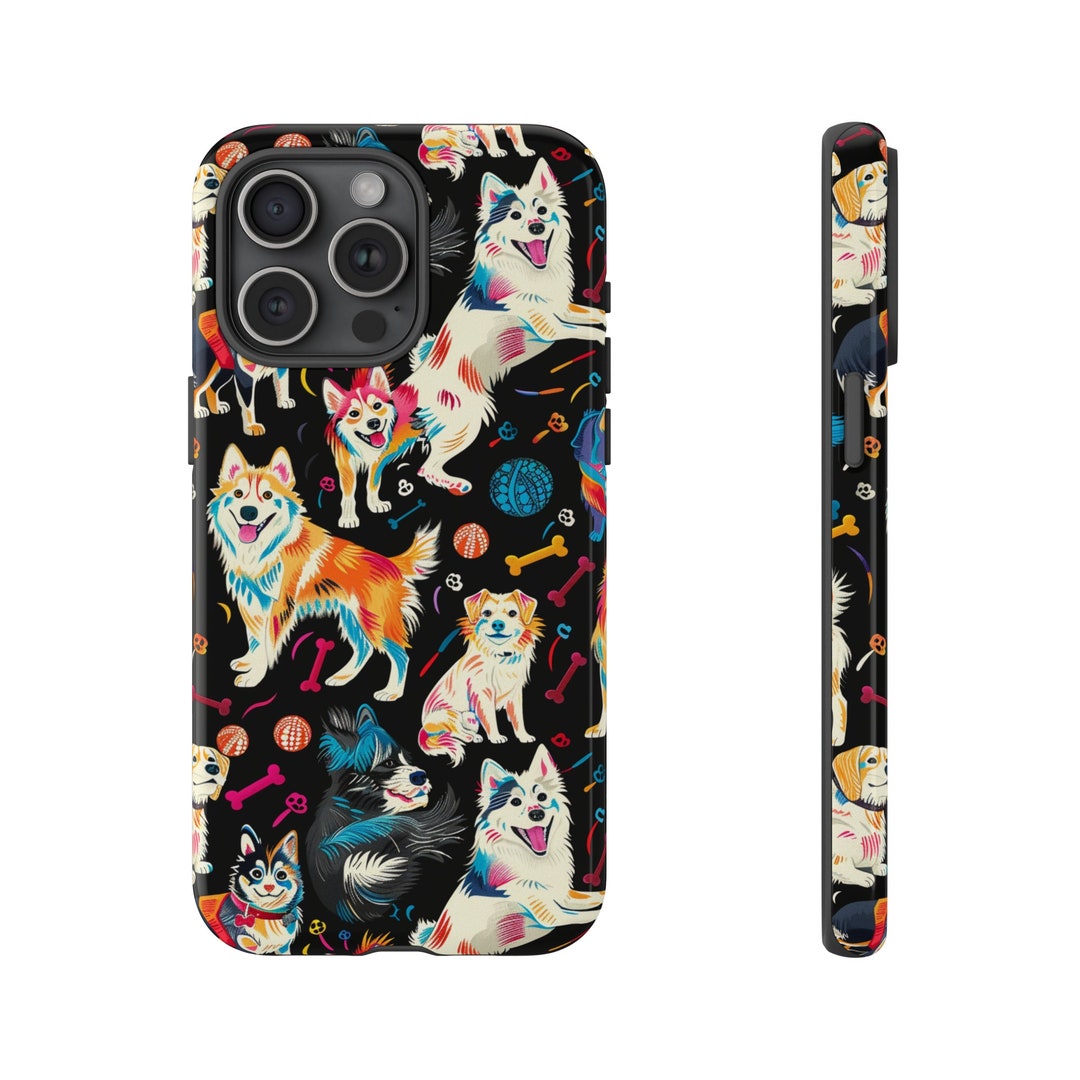 Cute Dog Phone Case iPhone Case 15, 14, 13, 12, 11, X, XR, XS, 8, 7 ALL ...