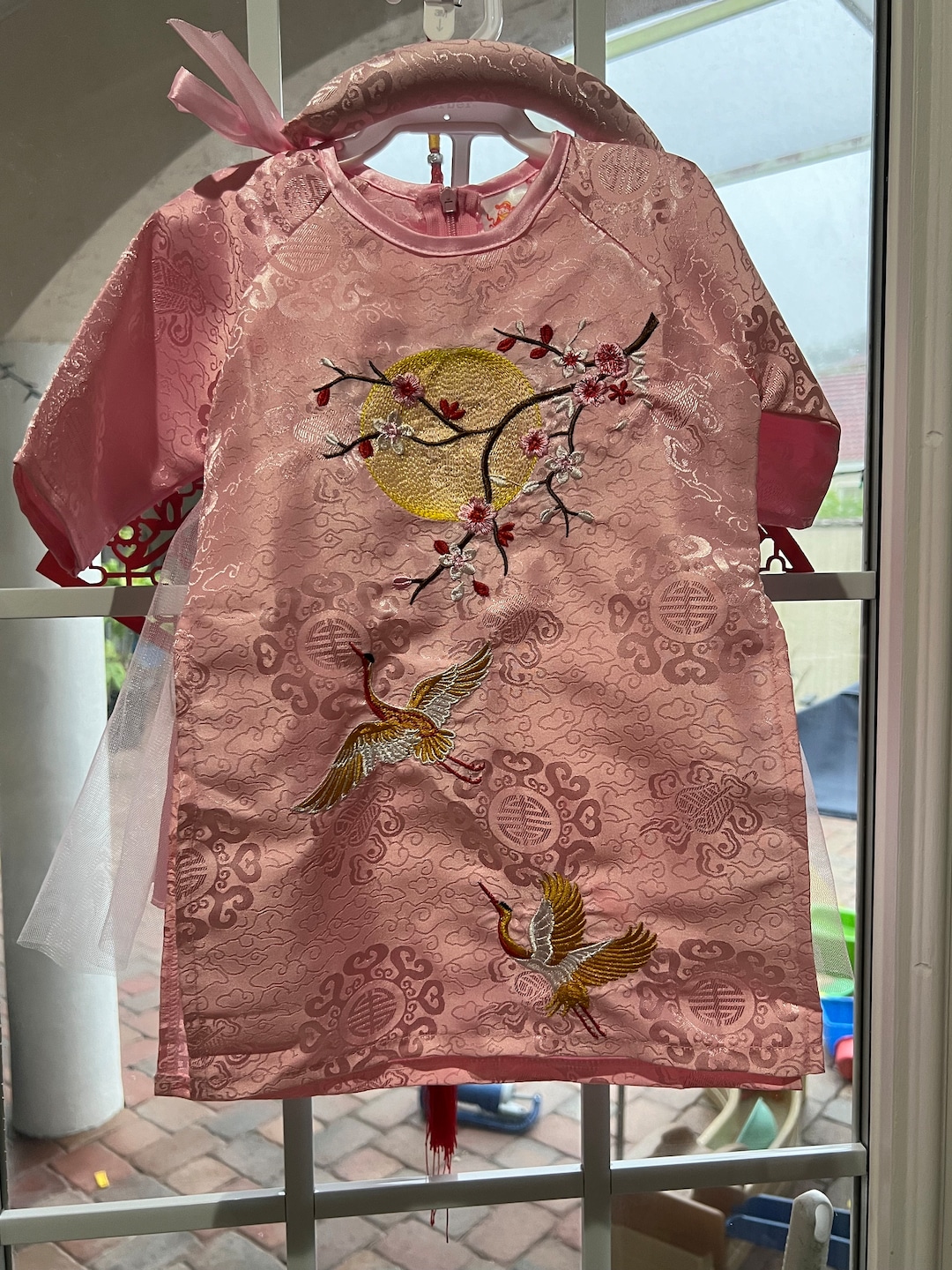 Ao Dai for Girls Ao Dai for Tet Vietnamese Traditional Ao Dai Pink Ao ...
