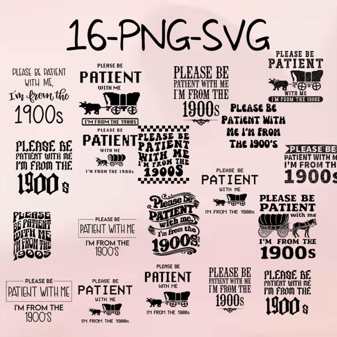 1900s Retro SVG Collection Vintage Styles for Home Décor & Crafts - Etsy