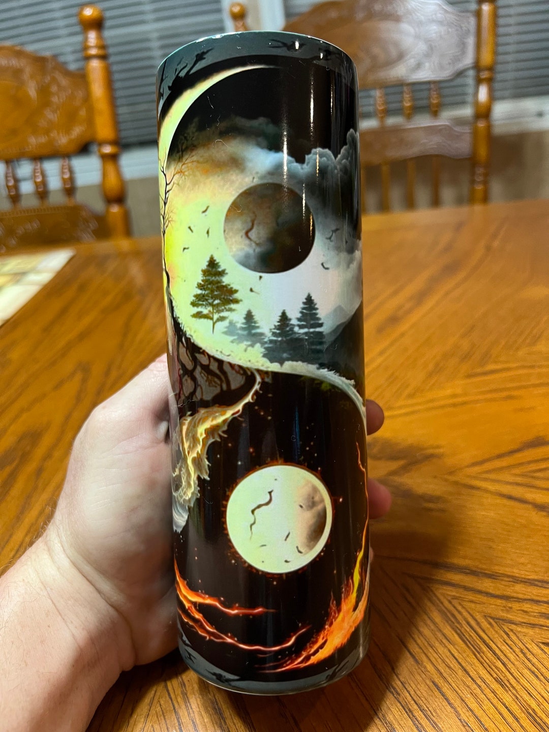 20oz Ying Tang Nature Tumbler - Etsy