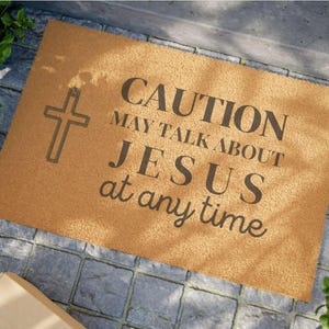 Christian Welcome Mat Blessed Welcome Mat Housewarming Gift ...
