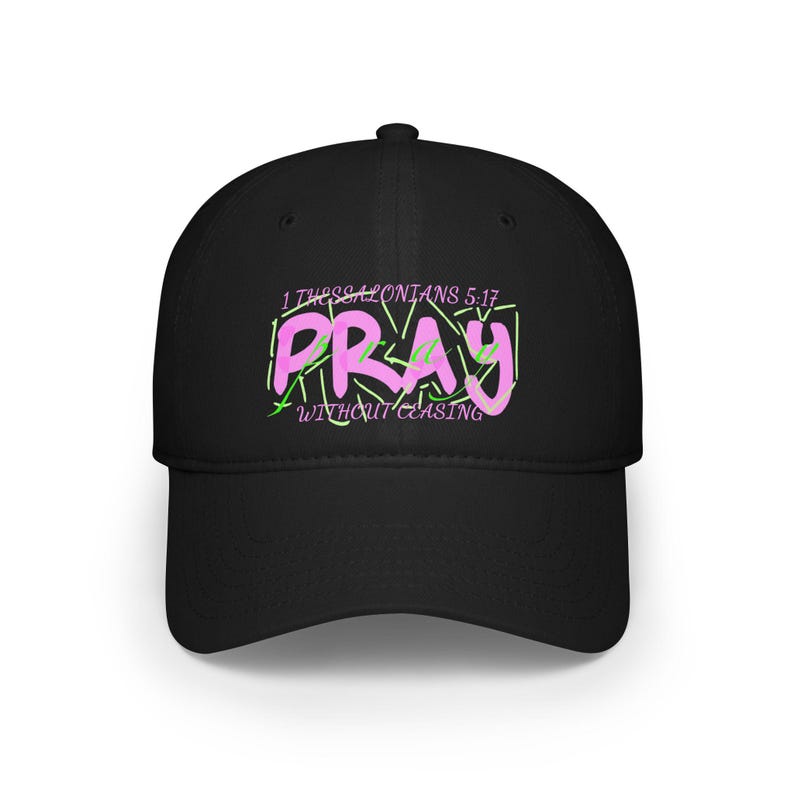 Christian Baseball Cap PRAY Hat Bible Verse Apparel Faith Accessory ...