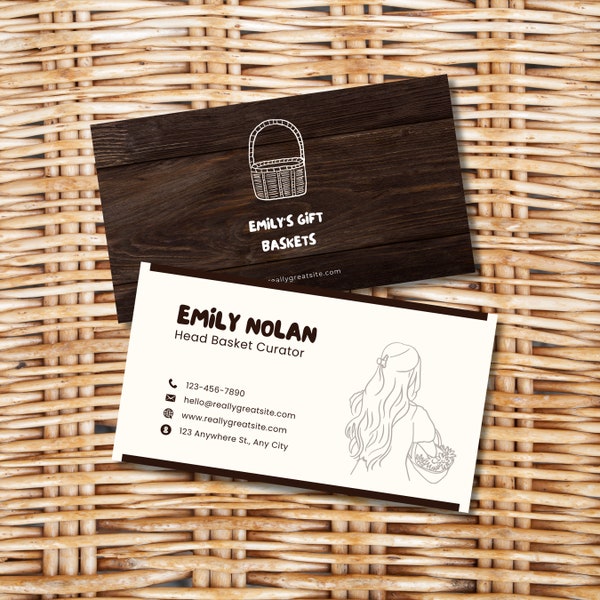 Business Card Basket - Etsy