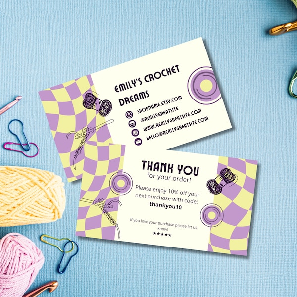 Crochet Business Cards - Etsy