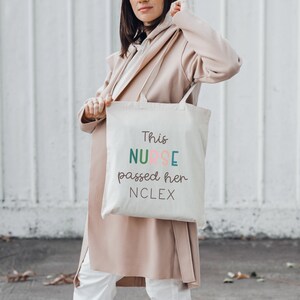 NCLEX Study Tote Nurse Tote Bag Nurse Gift for Nurse Graduation Gift ...