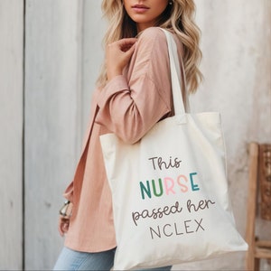 NCLEX Study Tote Nurse Tote Bag Nurse Gift for Nurse Graduation Gift ...