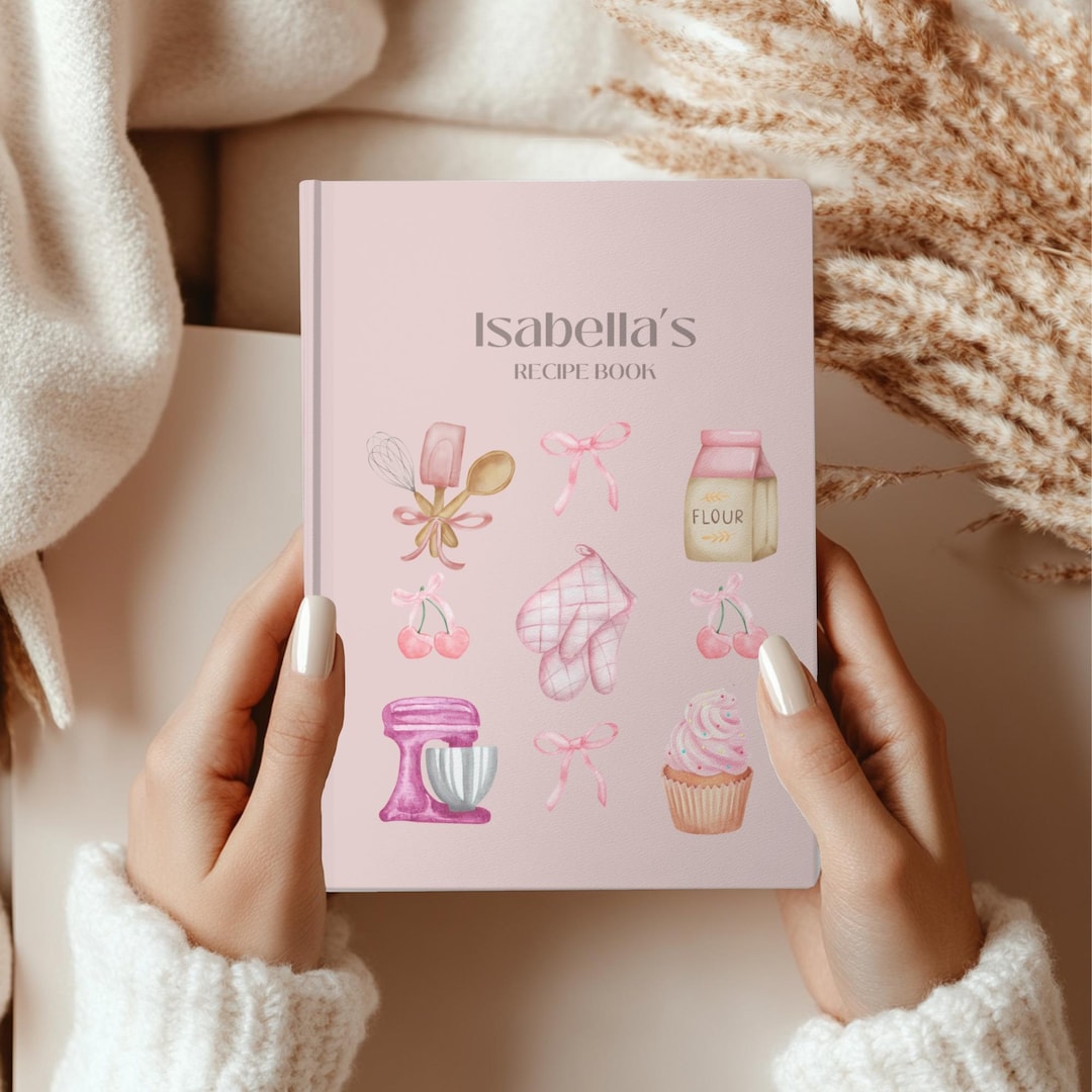 Personalized Recipe Book Binder Custom Family Cookbook Name Recipe Book ...