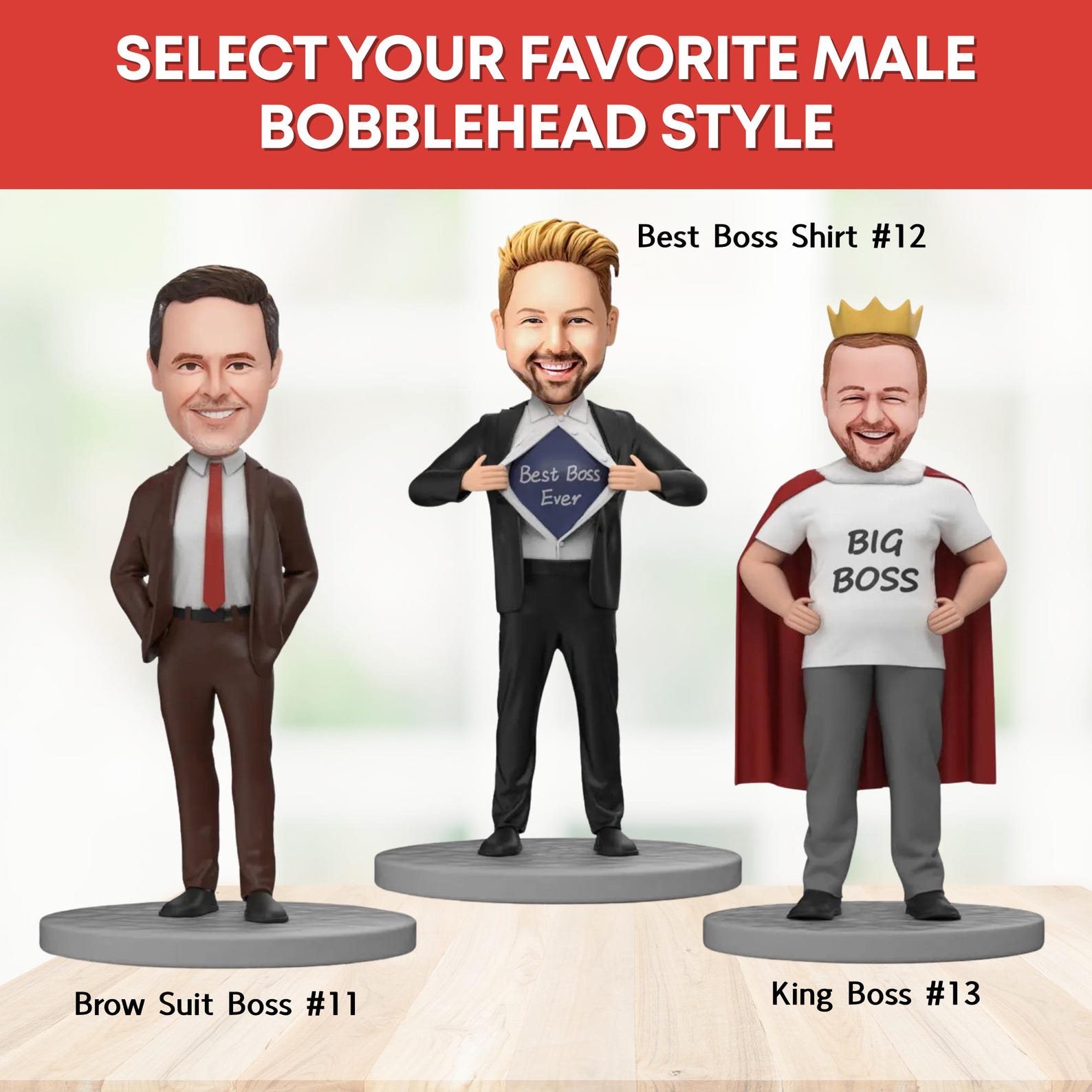 Custom Bobblehead Personalized Lady Boss Figurine With Engraved Text ...