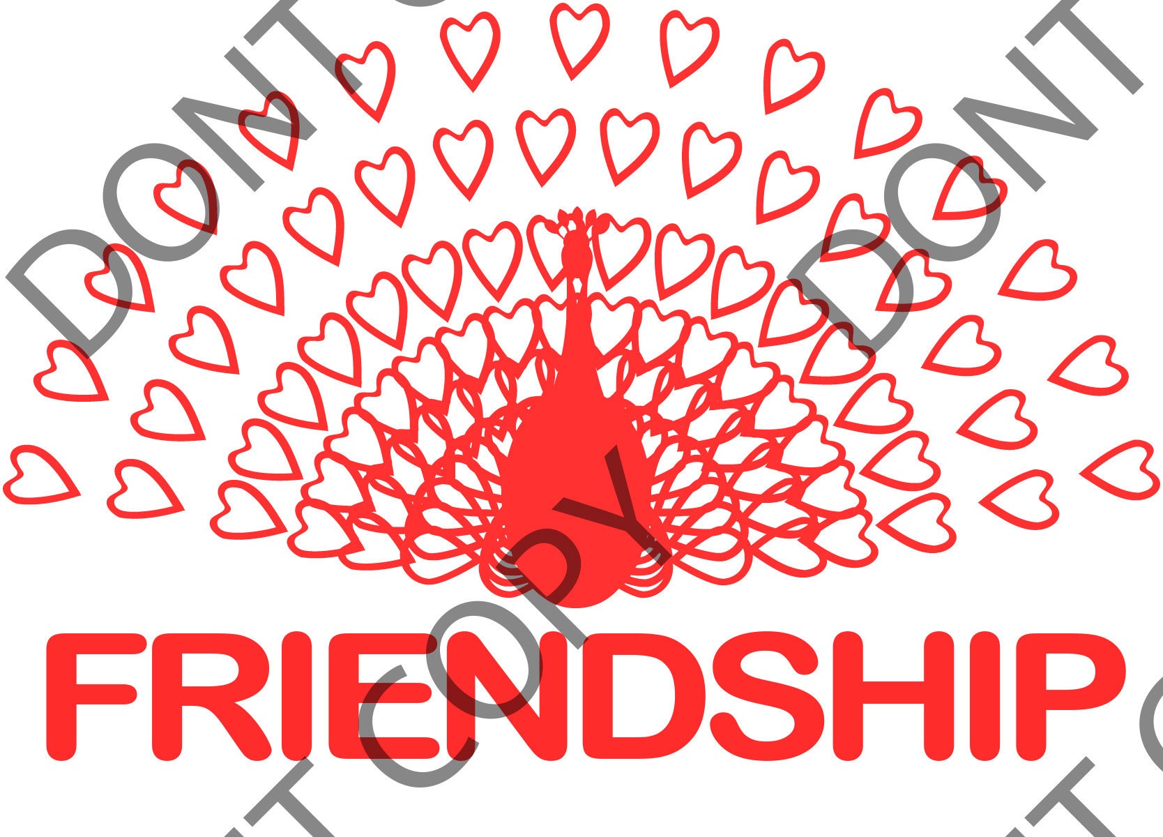 Amistad Friendship Peacock Ron Clark Academy House PNG Tee Shirt Design ...