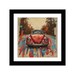Abstract Expressionist Painting of a Red Retro Car | Car Poster | Wall ...