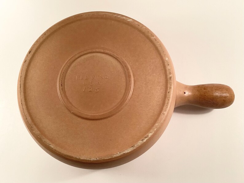 Vintage Red Wing Terra Cotta Cooking Pot With Handles and Pouring Spout ...