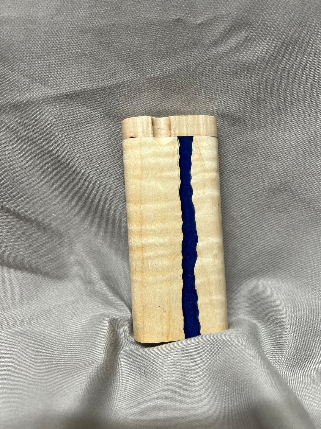 Zebra Maple Dug-out One Hitter Box & Handmade Aluminum One Hitter - Etsy