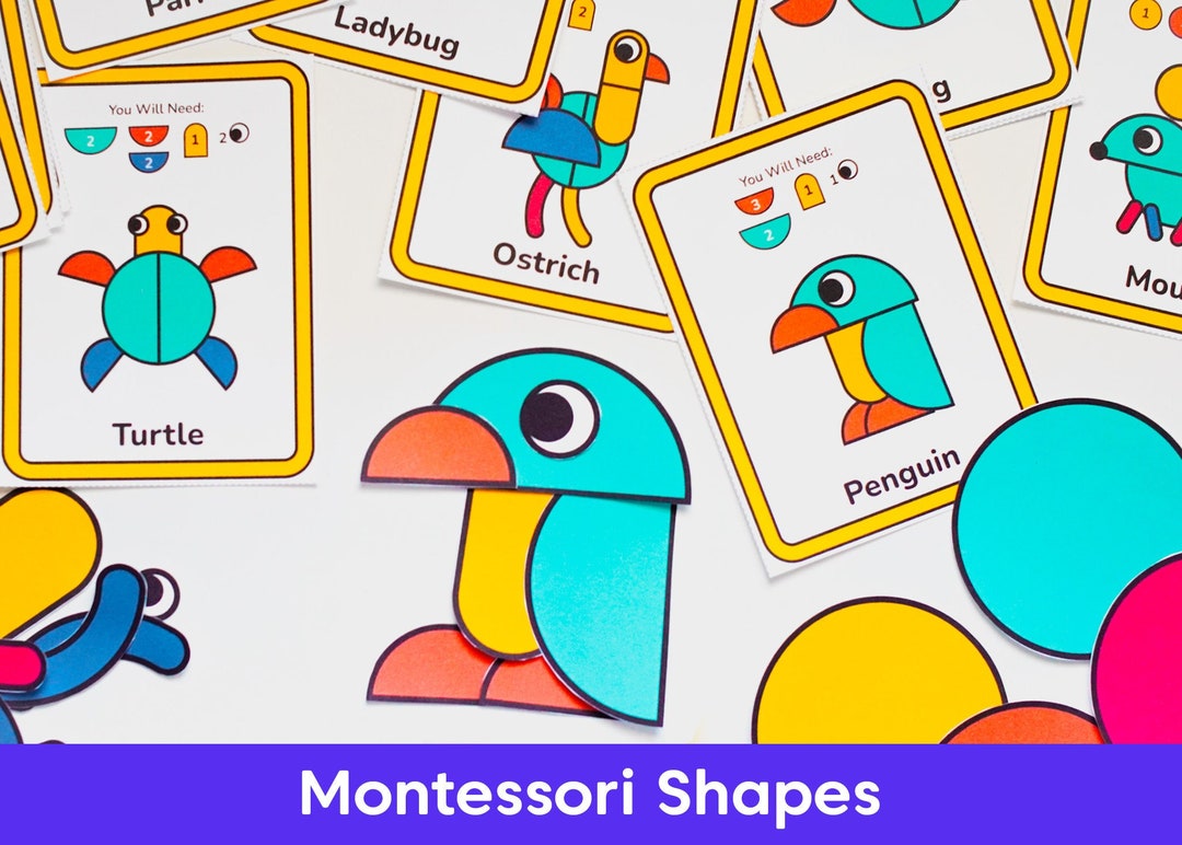 Montessori Printable Puzzle for Preschool Toddler Activities Pattern ...