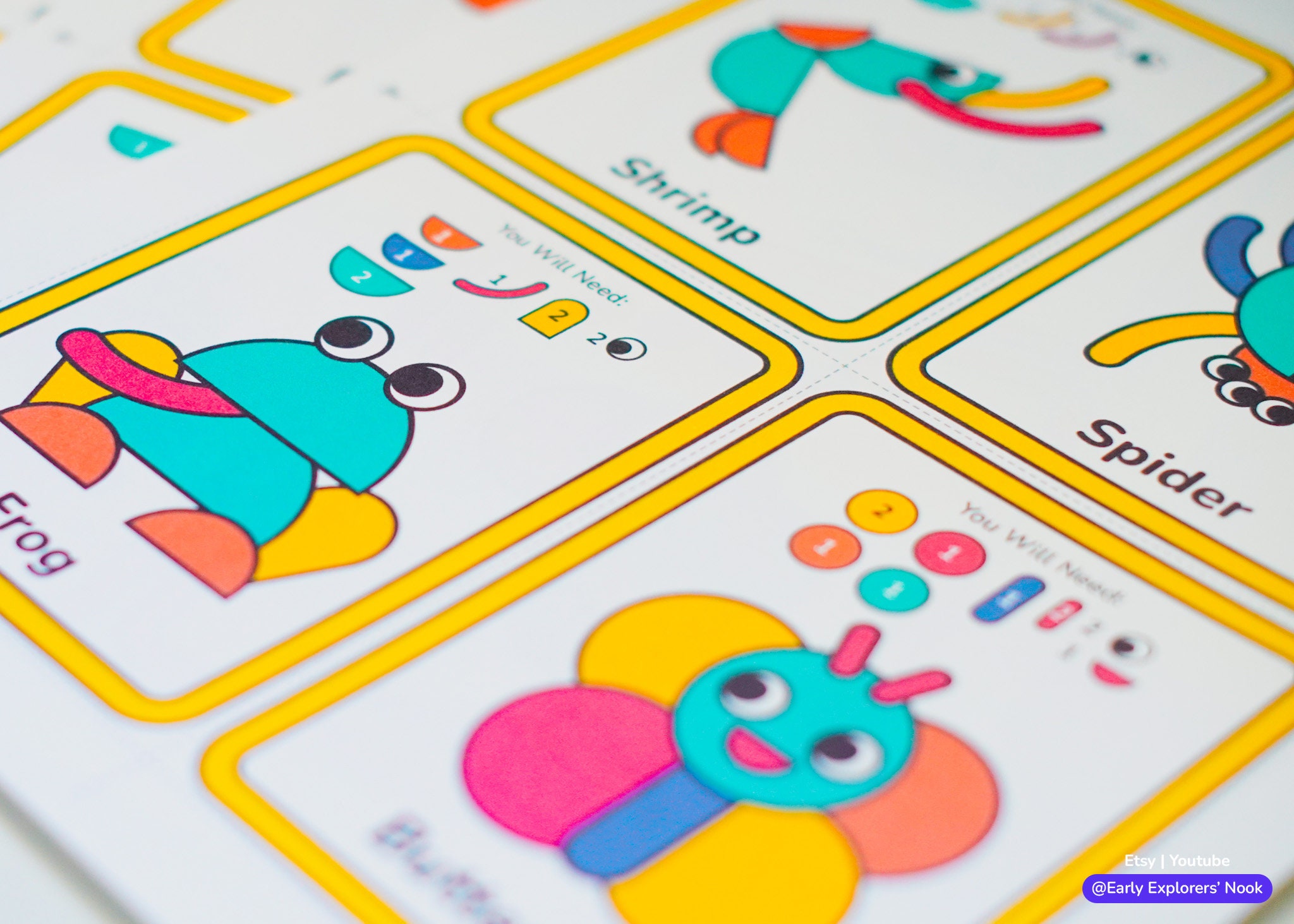 Montessori Printable Puzzle for Preschool Toddler Activities Pattern ...