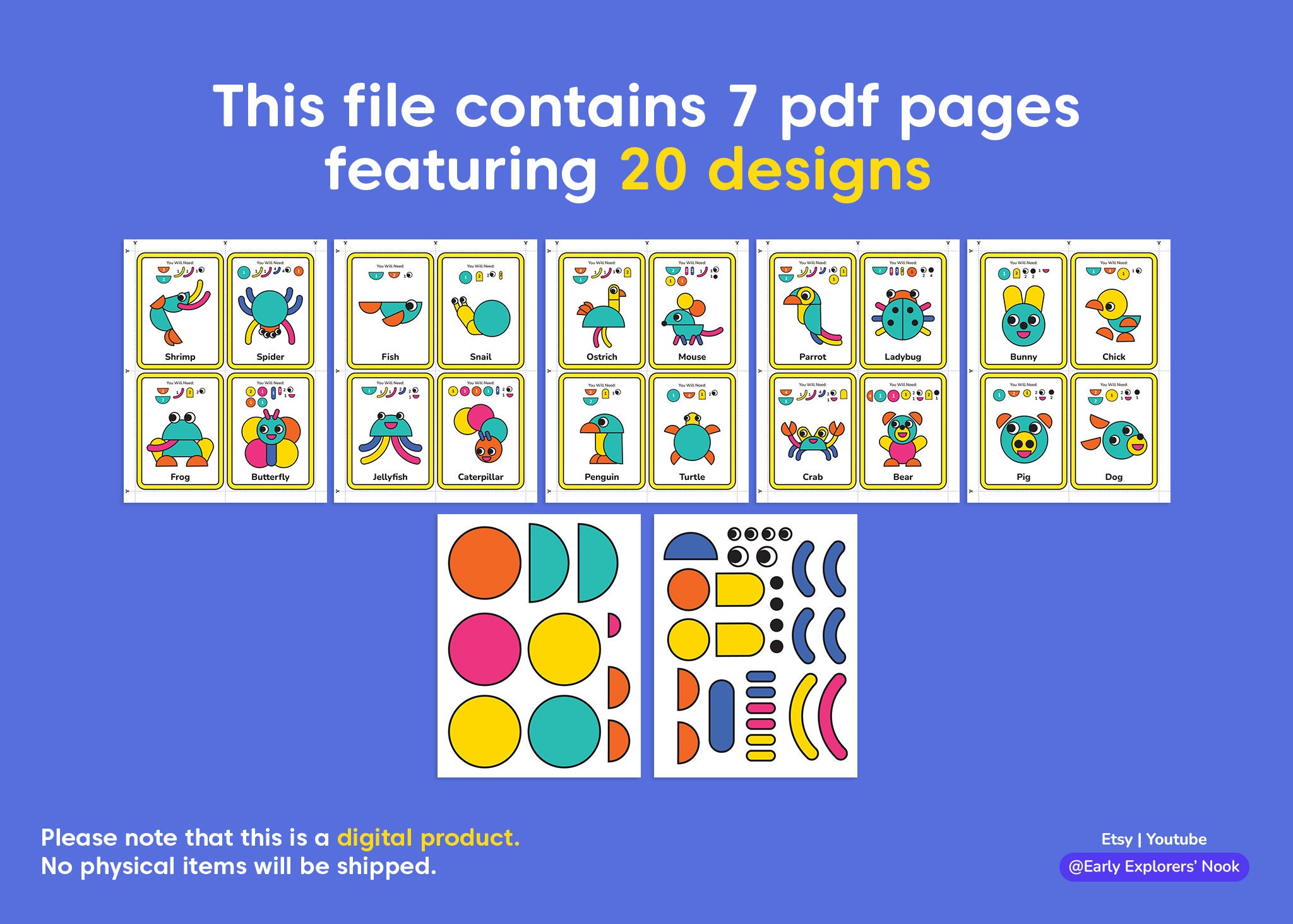 Montessori Printable Puzzle for Preschool Toddler Activities Pattern ...