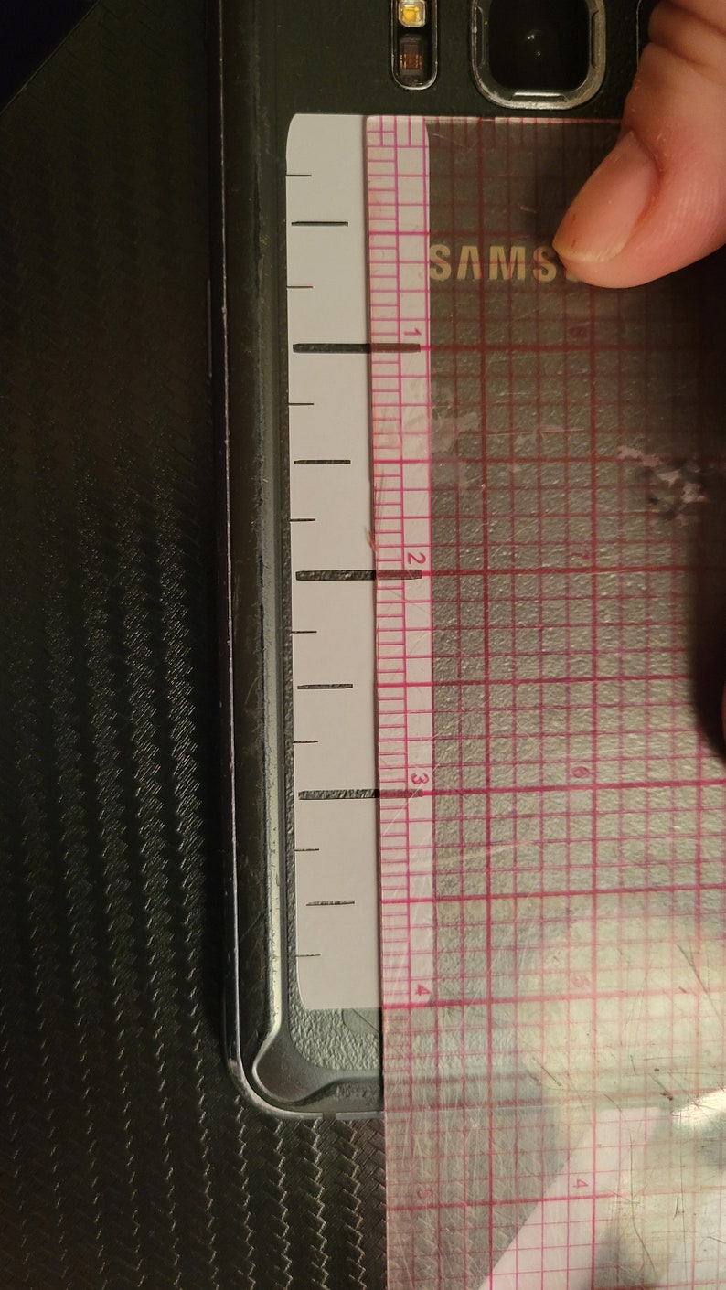 Cell Phone Ruler Decal - Etsy
