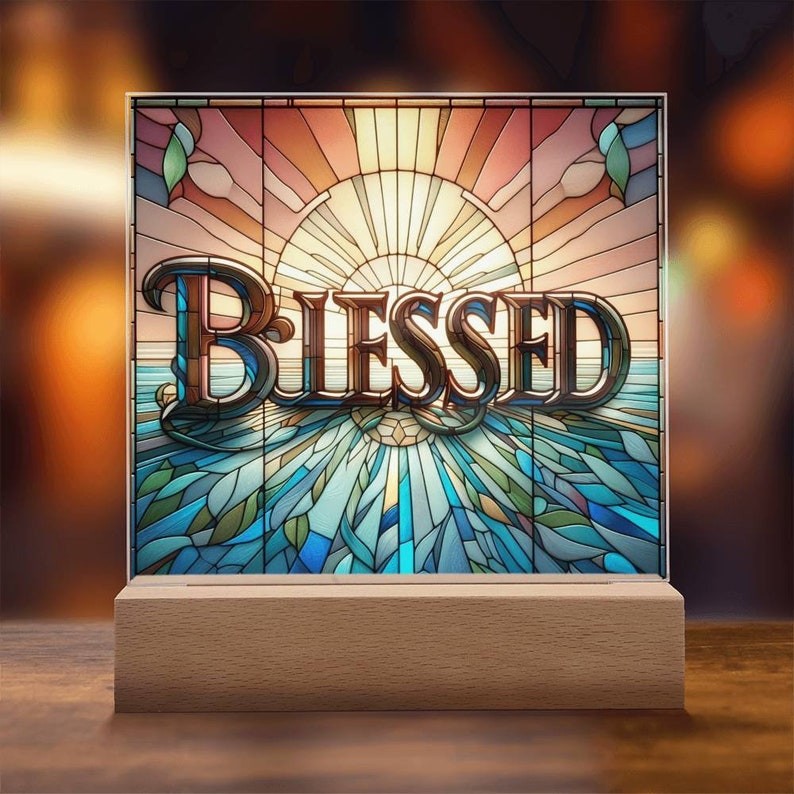 Blessed Religious Gift Home Decor Church Decor Christmas Gift Pastor ...