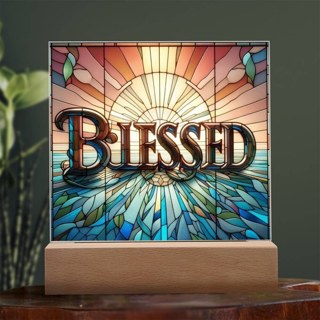 Blessed Religious Gift Home Decor Church Decor Christmas Gift Pastor ...
