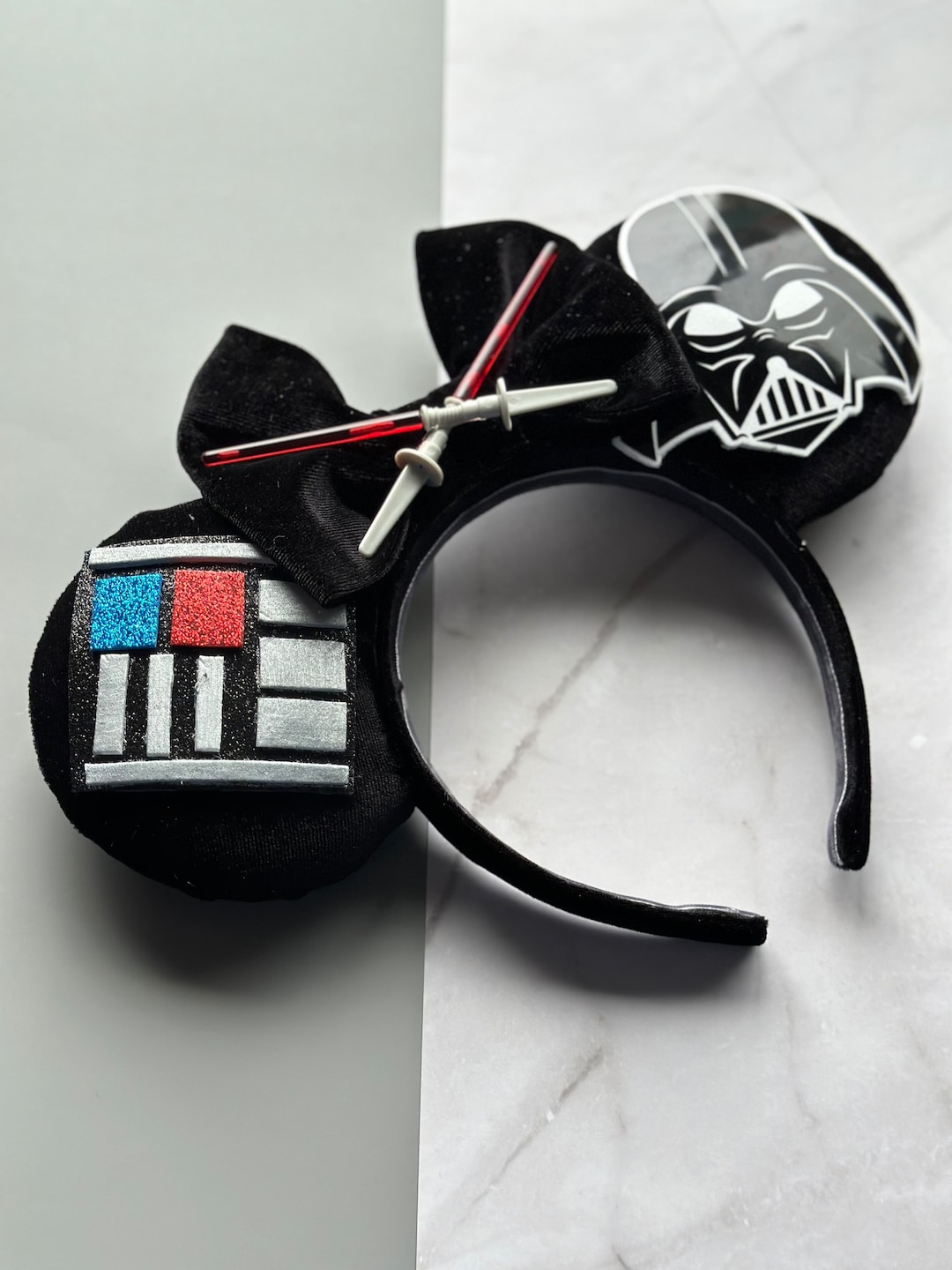 Darth Vader Mickey Ears: Handmade Star Wars Headband - Etsy