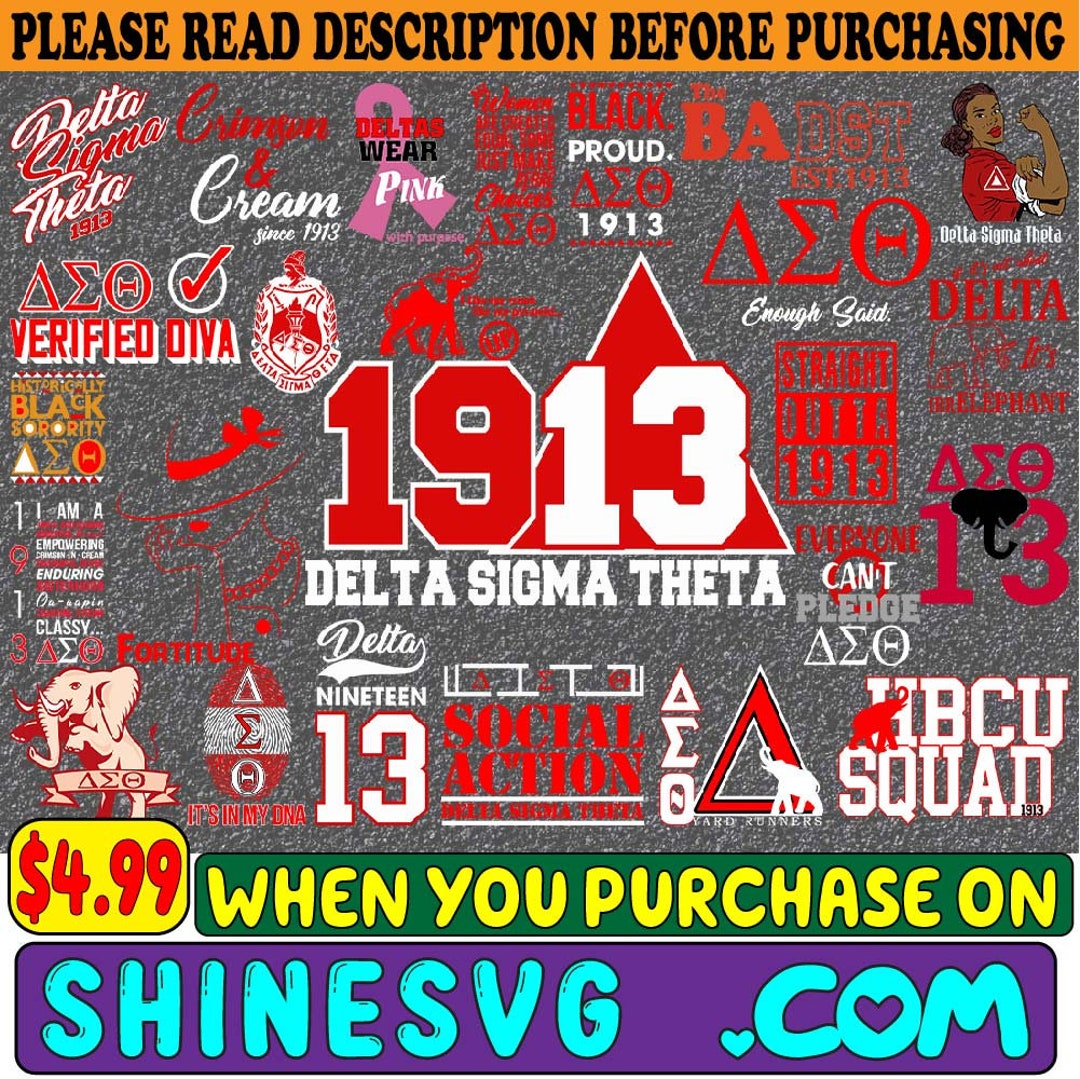 26 Files Delta Sigma Theta Sorority, Delta Svg Bundle, Sorority Svg ...