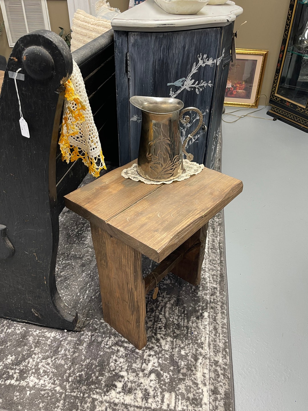 Modern Rustic End Table - Etsy