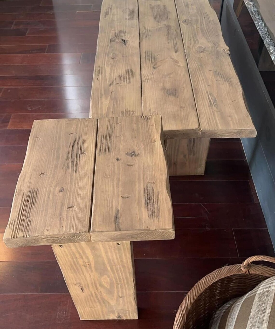 Modern Rustic End Table - Etsy