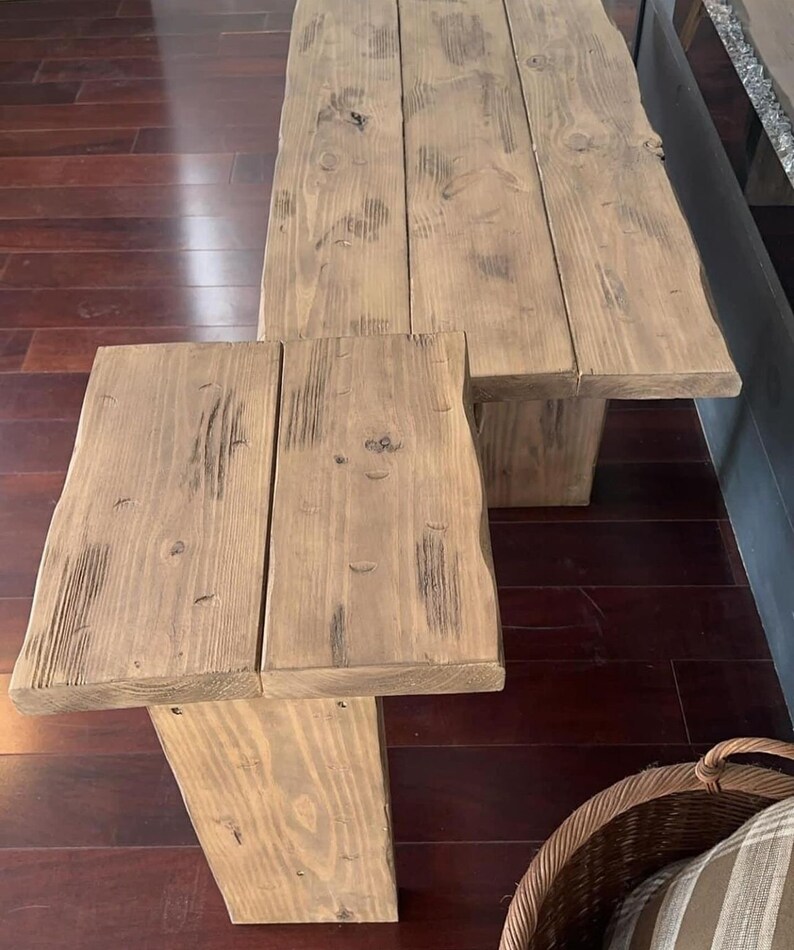 Modern Rustic End Table - Etsy