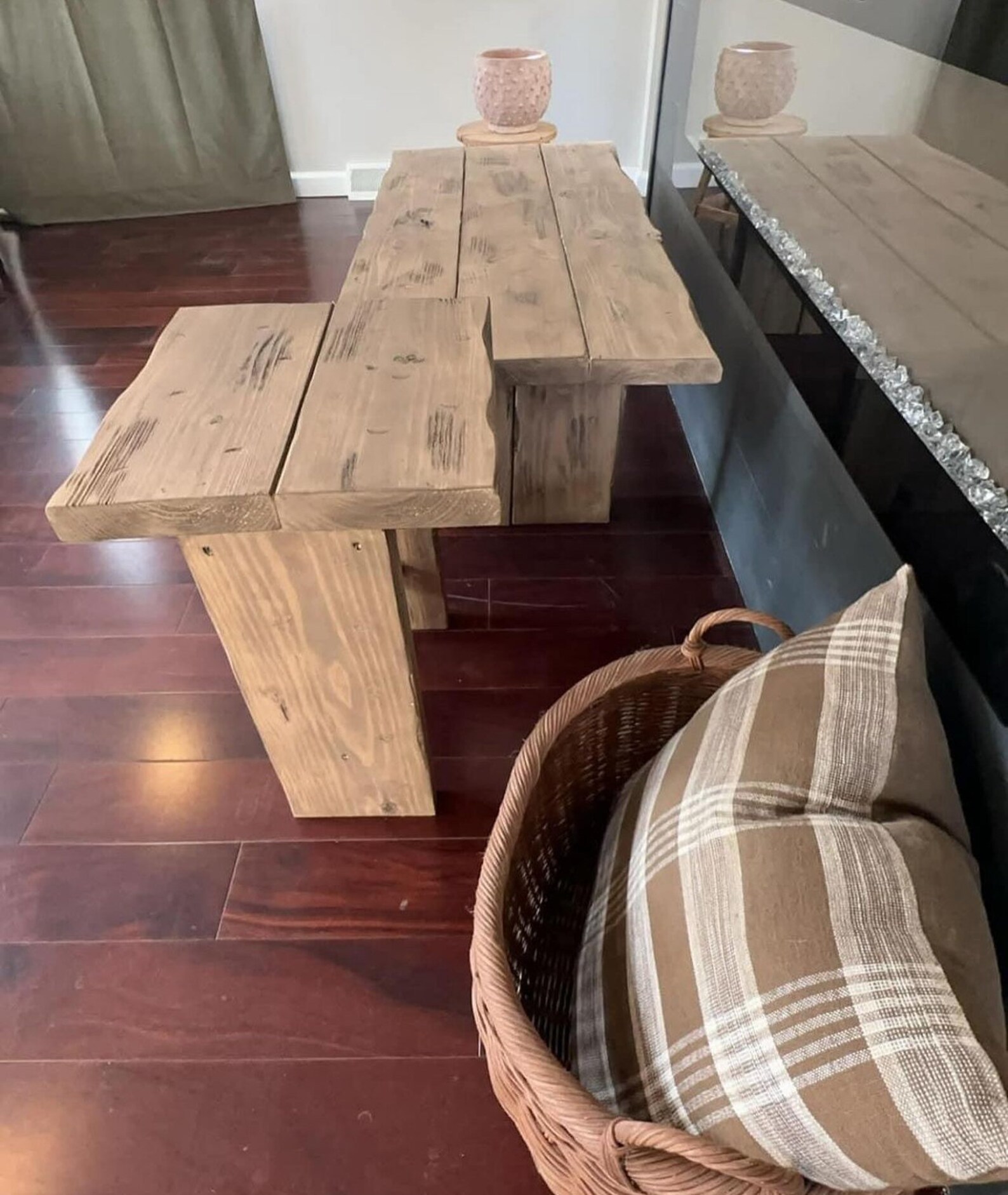 Modern Rustic End Table - Etsy