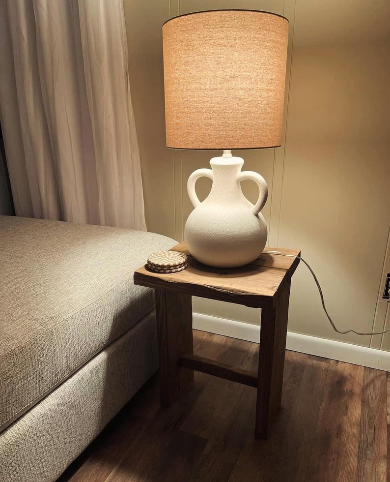 Modern Rustic End Table - Etsy