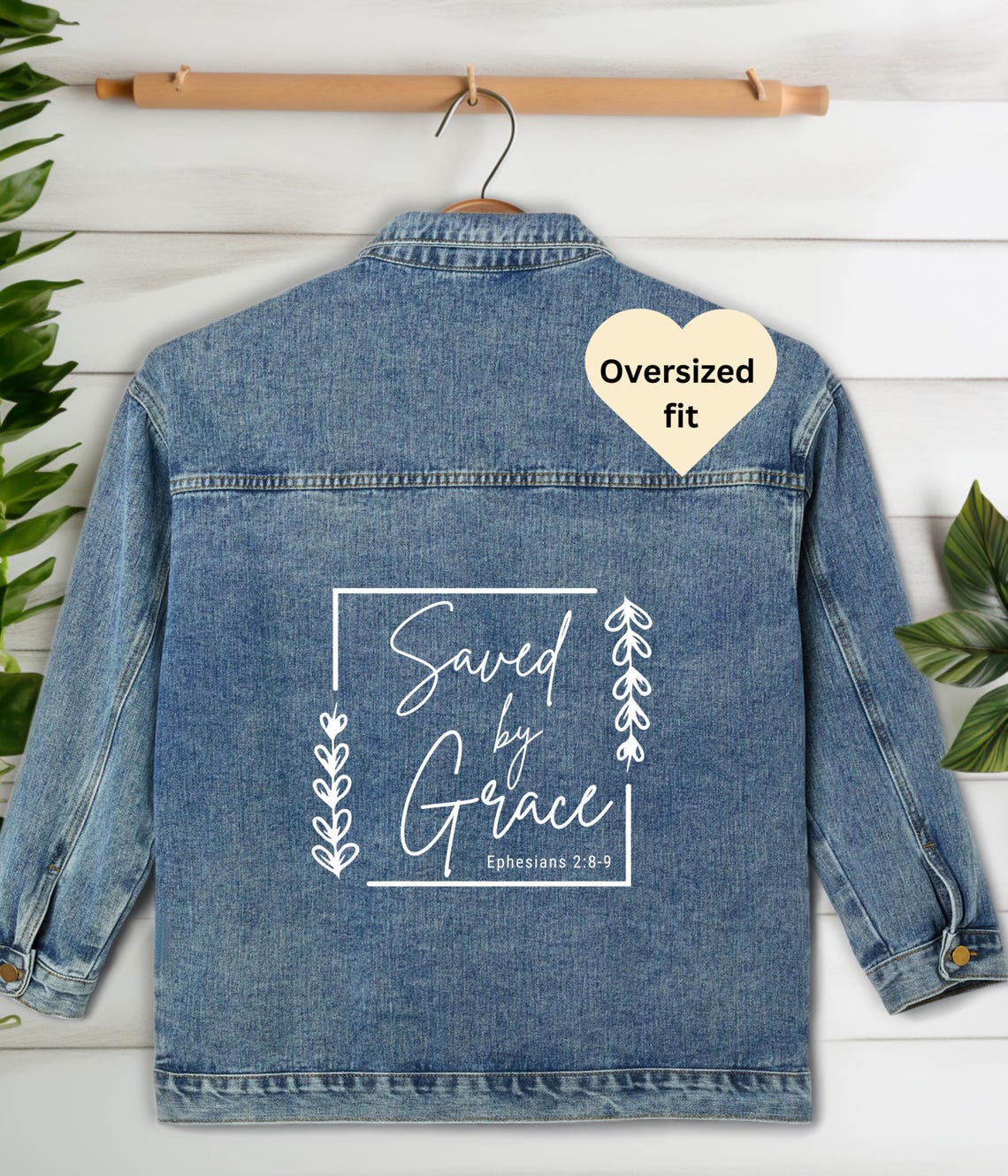 Christian Women Denim Jacket Christian Verse Denim Jacket Christian ...