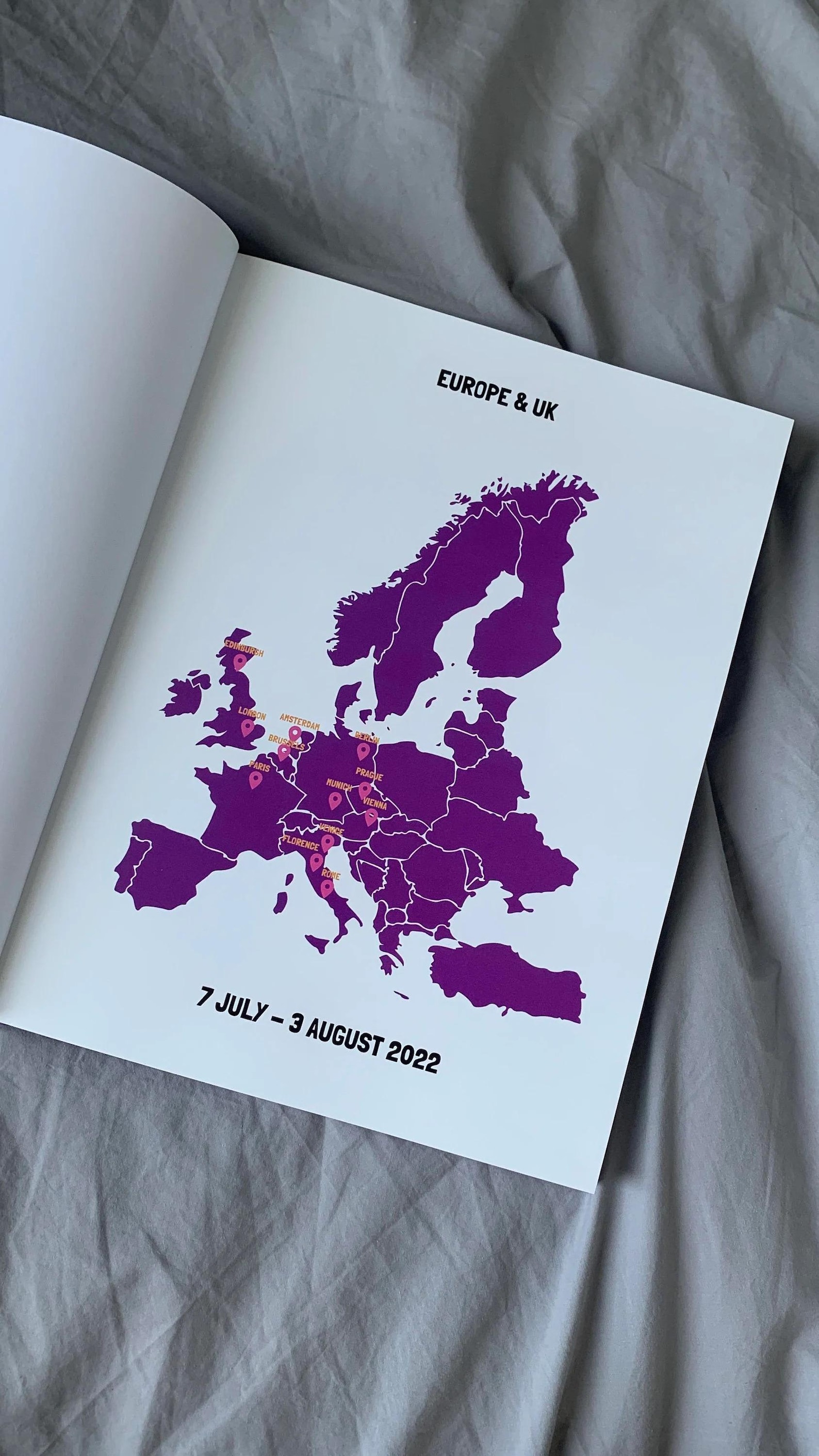 Travel Photo Book Template - Fully Customisable via Canva - Etsy