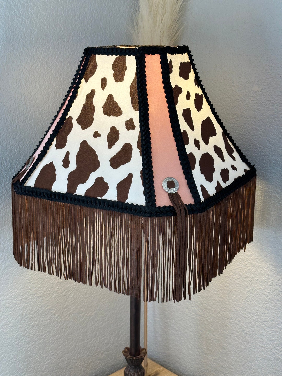 Cow Print Lamp Shade - Etsy