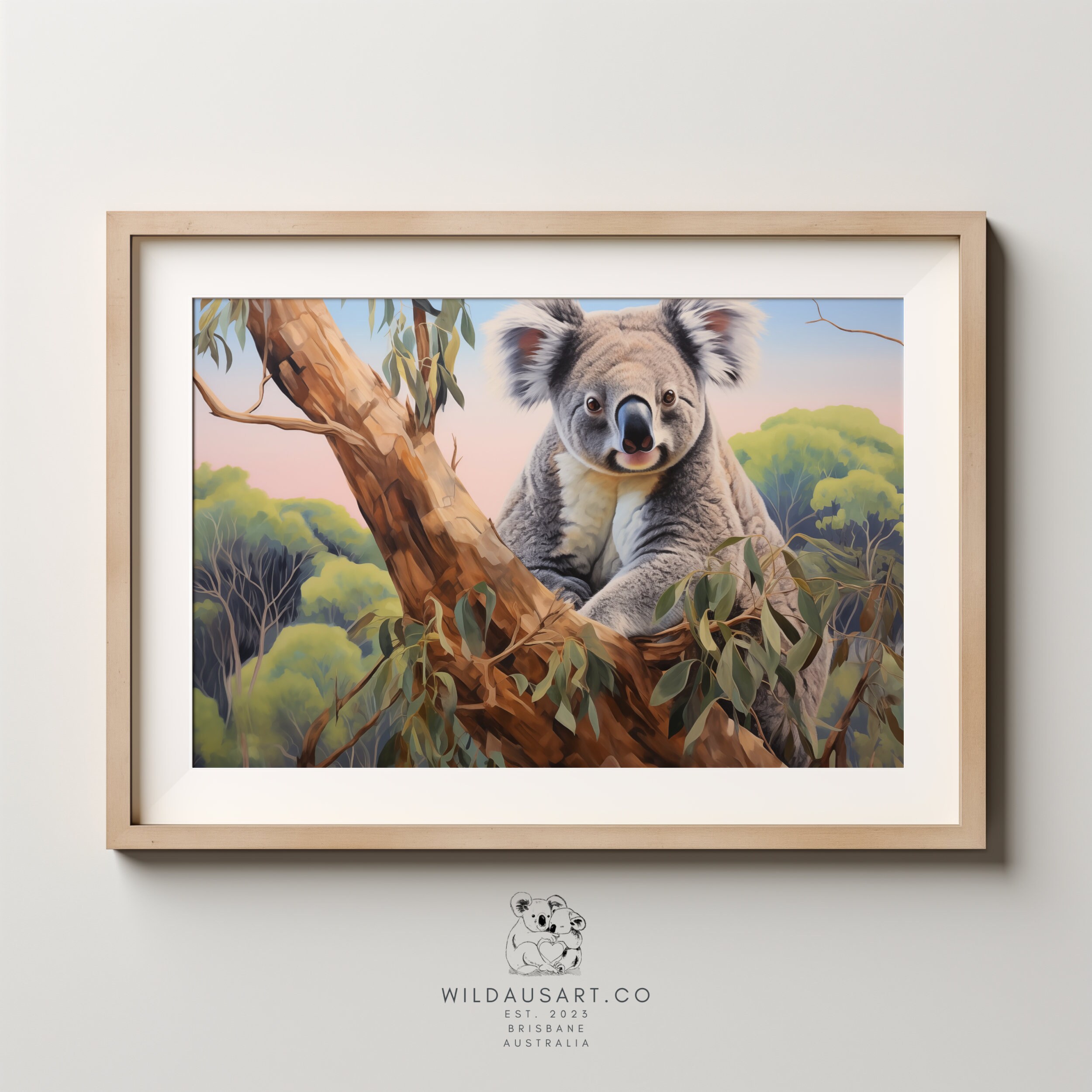 Printable Digital Download - Australian Landscape "koala Collection ...