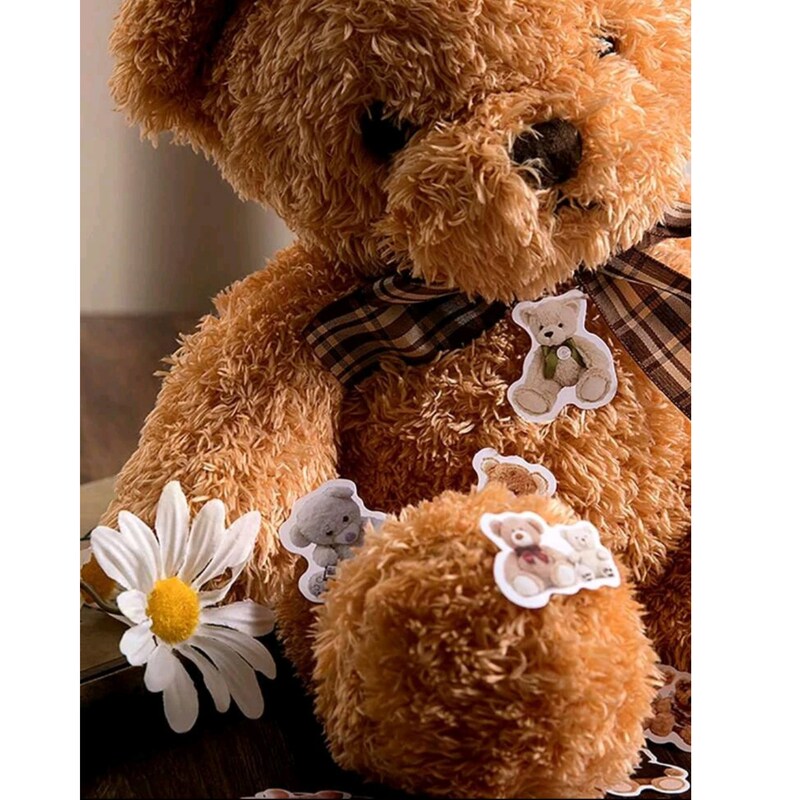 Teddy Bear Stickers - Etsy