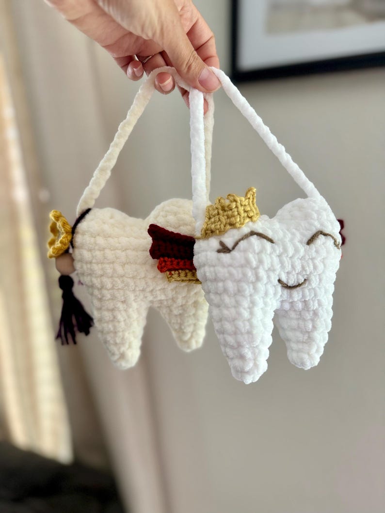 Crochet Tooth Fairy Pillow Pattern Tooth Fairy Note Tooth Fairy ...