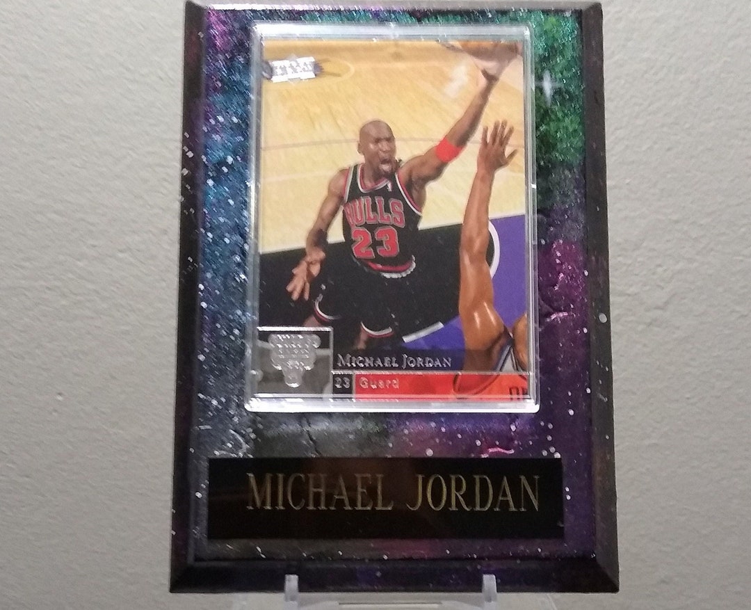 Michael Jordan Plaque Amazing Galaxy Art Sports Collectible NBA ...