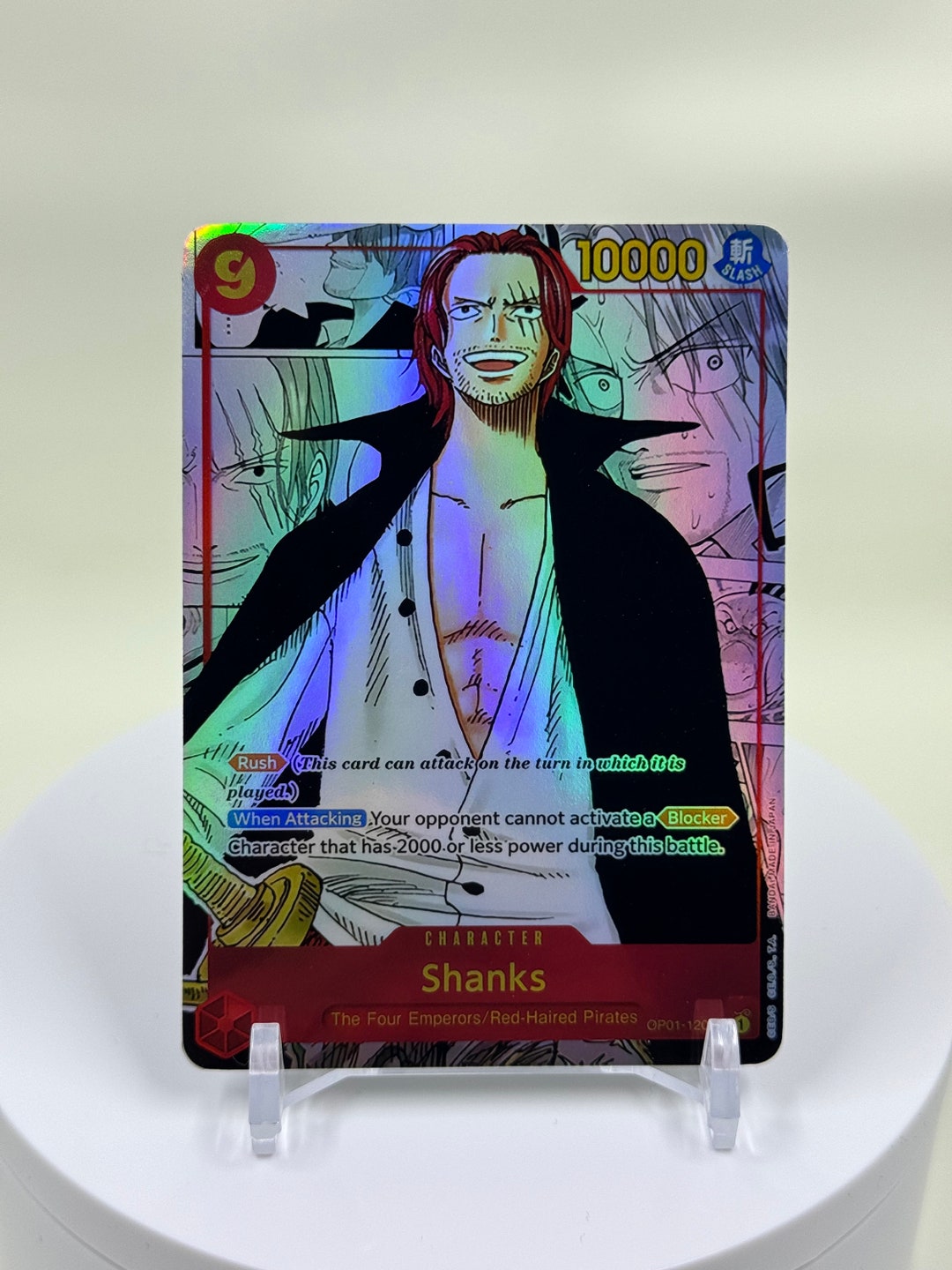Shanks parallel alternate Art OP01 proxy - Etsy