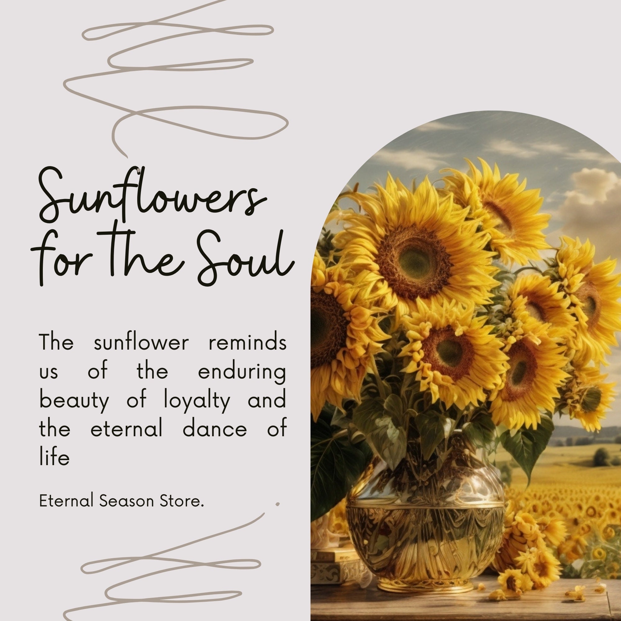 Bohemian Sunflowers Fields Printable Wall Art Collection With Vintage ...