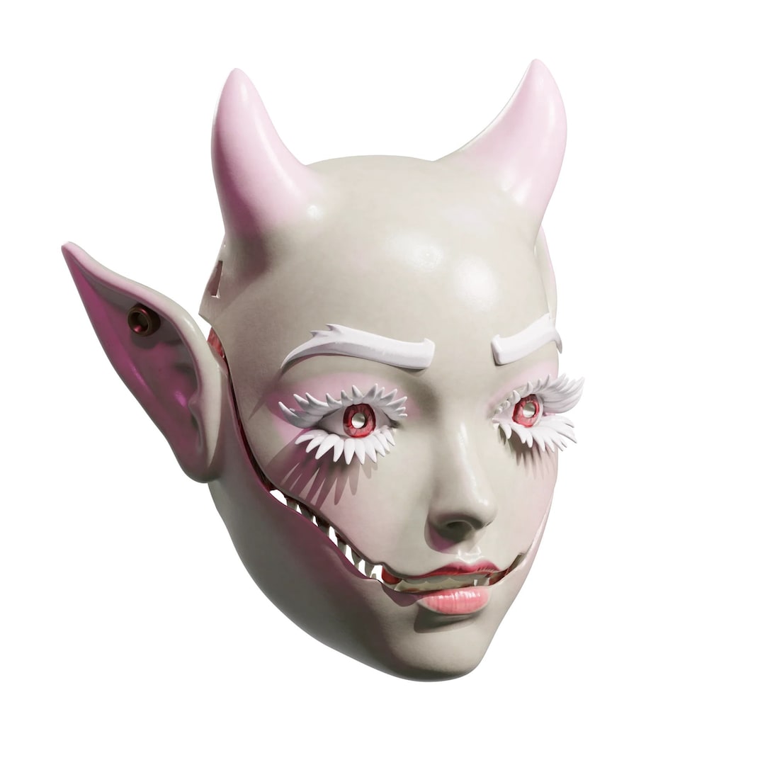 Doll Mask Cosplay Prop/ 3d Printed Raw Cosplay Prop/custom Cosplay Mask ...