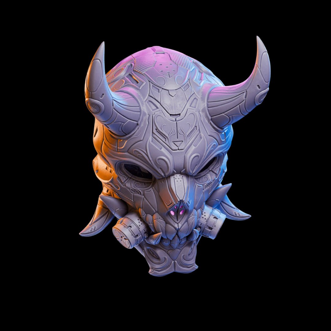 Ghoulslayer Mask Cosplay Prop/ 3d Printed Raw Cosplay Prop/custom ...